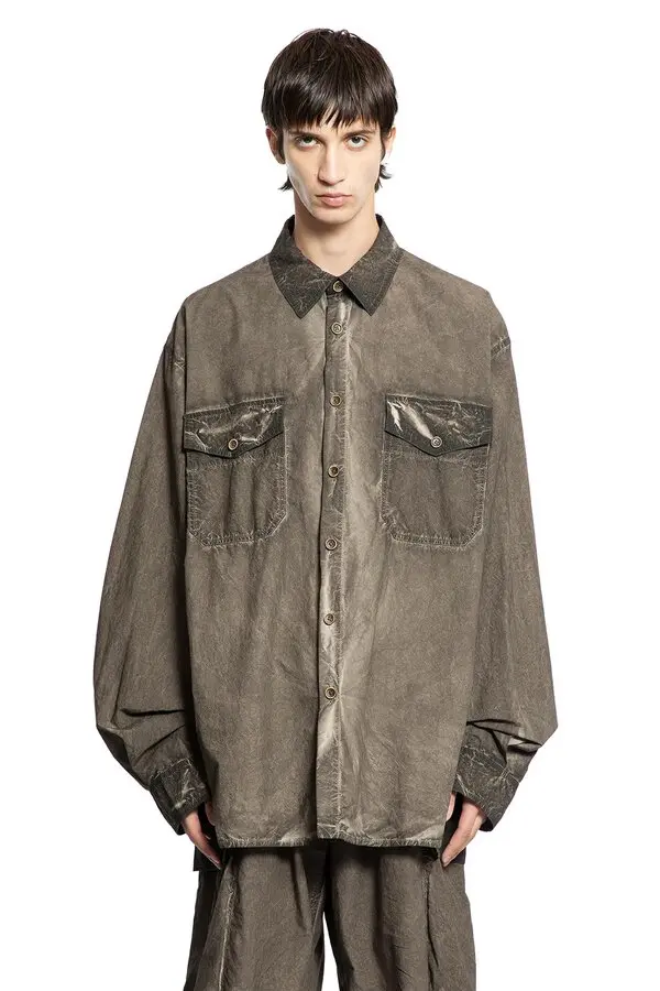 UMA WANG Tavis Shirt - Brown
