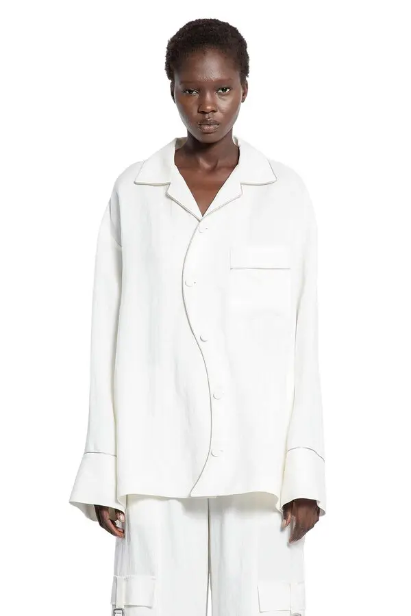 SSHEENA Mirage Pijama Shirt - White