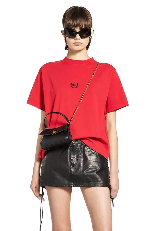 Balenciaga Laurel Classic T-shirt - Red