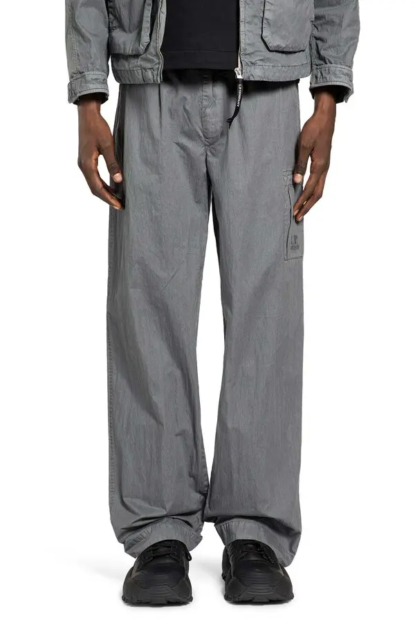 C.P. COMPANY Fili Waxed Loose Cargo Pants - Grey
