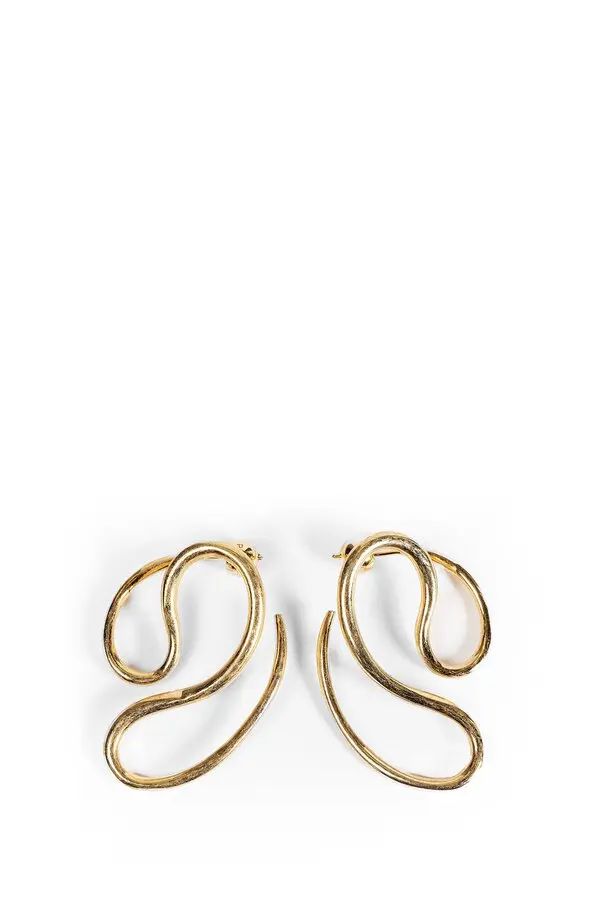 PANCONESI P Continua Earrings In Plated Brass - Gold