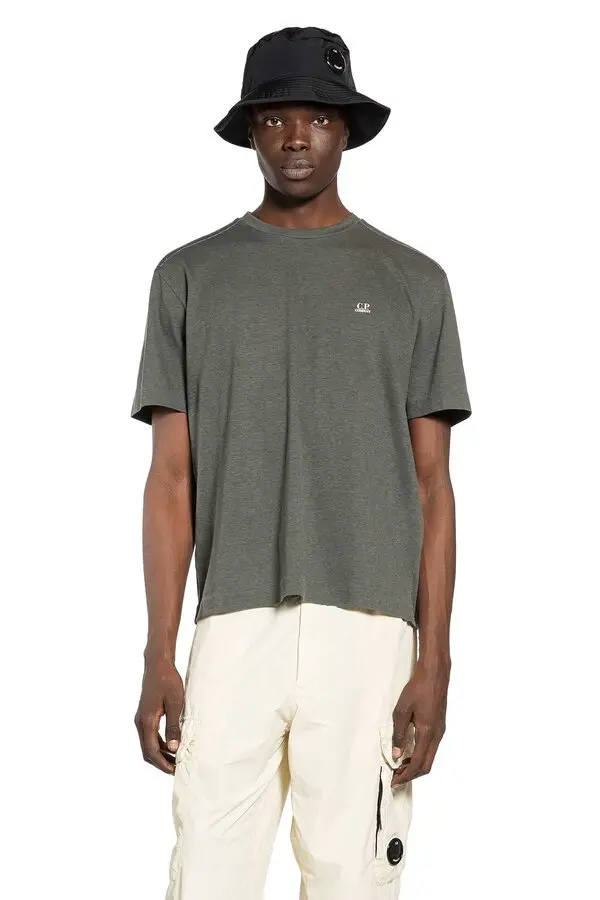 C.P. COMPANY 20/1 Jersey Plated Logo T-shirt