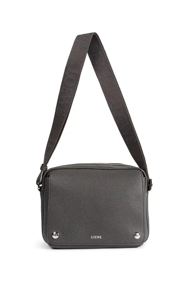 Loewe Pebble Medium Messenger Bag - Grey