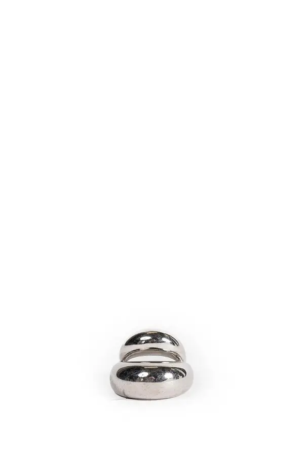 PANCONESI Double Band Ring - Silver