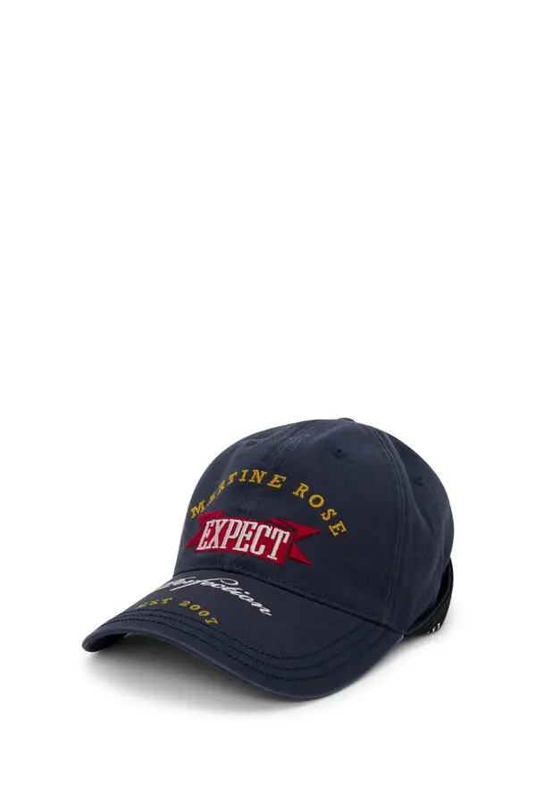 Martine Rose Embroidered Cotton Drill Cap - Blue