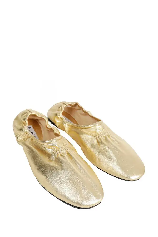 Alaïa Supple Leather Slippers