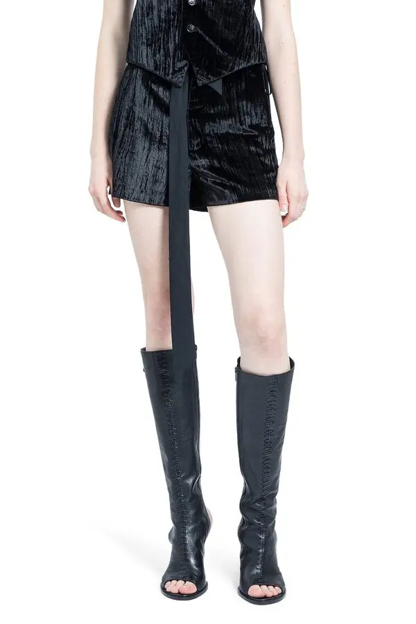 ANN DEMEULEMEESTER Stine High Waist Tailored Shorts