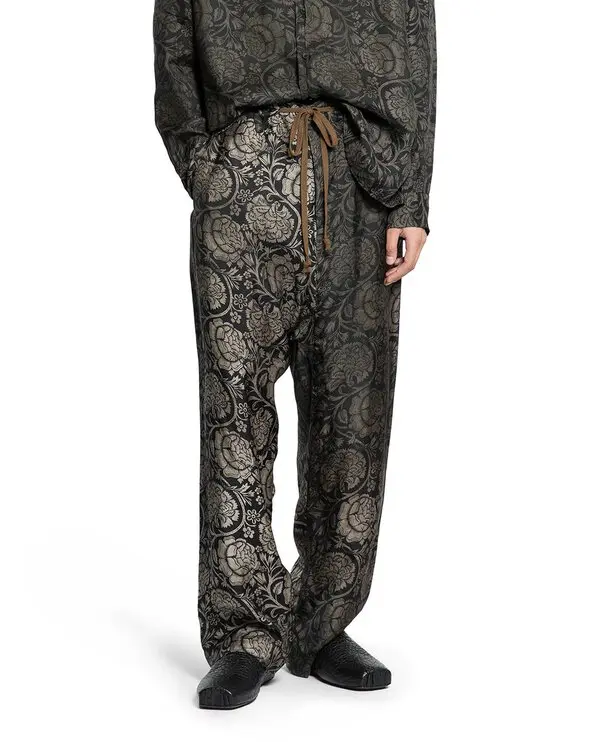 UMA WANG Printed Drawstring Pants