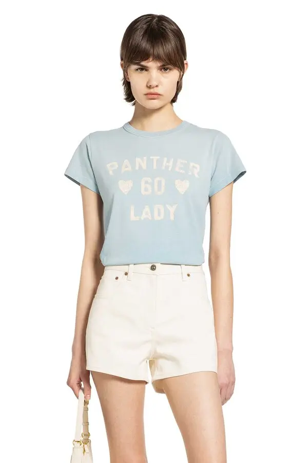 Valentino Garavani Panther Lady Graphic T-shirt - Blue