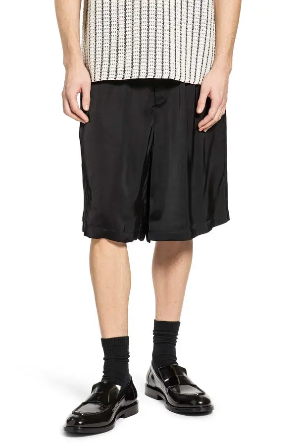 JIL SANDER Fluid Viscose Wide-leg Shorts