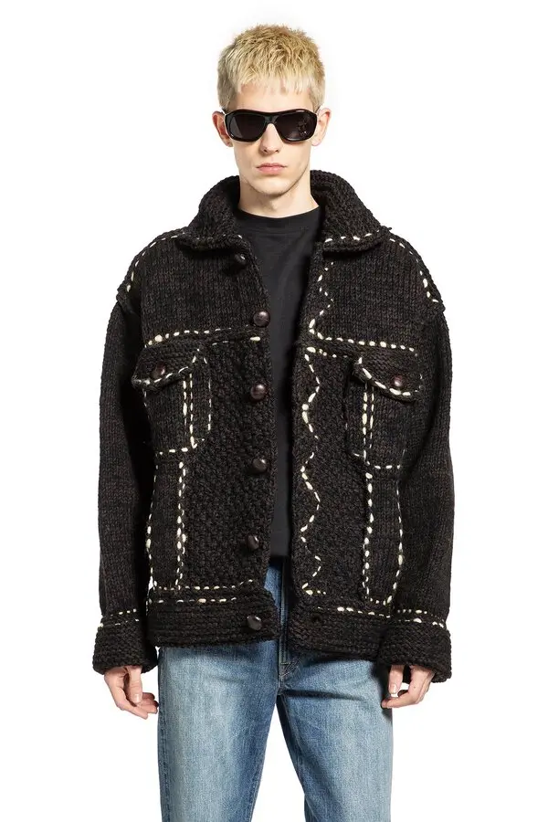Kapital Wool Hand Knit Cowichan G-jacket