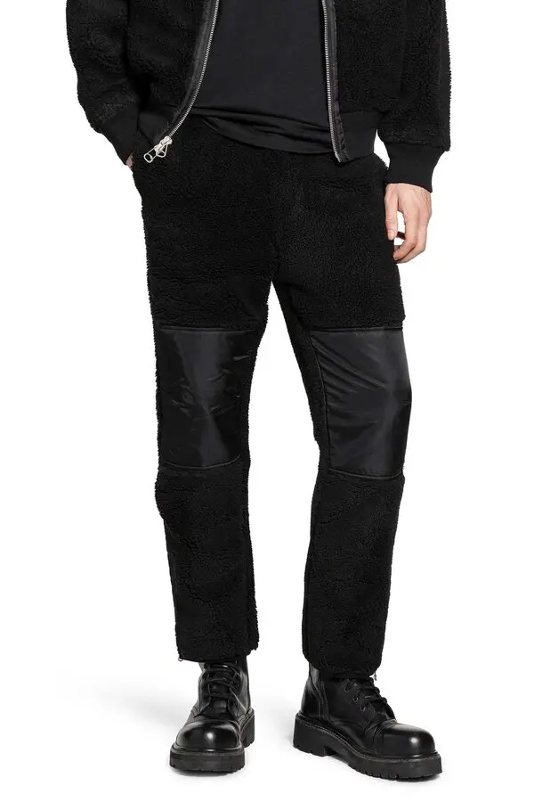 PEACEMAKER OAMC Fleece And Nylon Paneled Tapered Leg Trousers