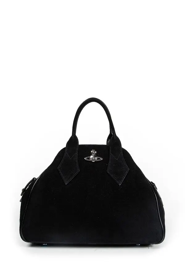 VIVIENNE WESTWOOD Yasmine Medium Suede Top Handle Bag