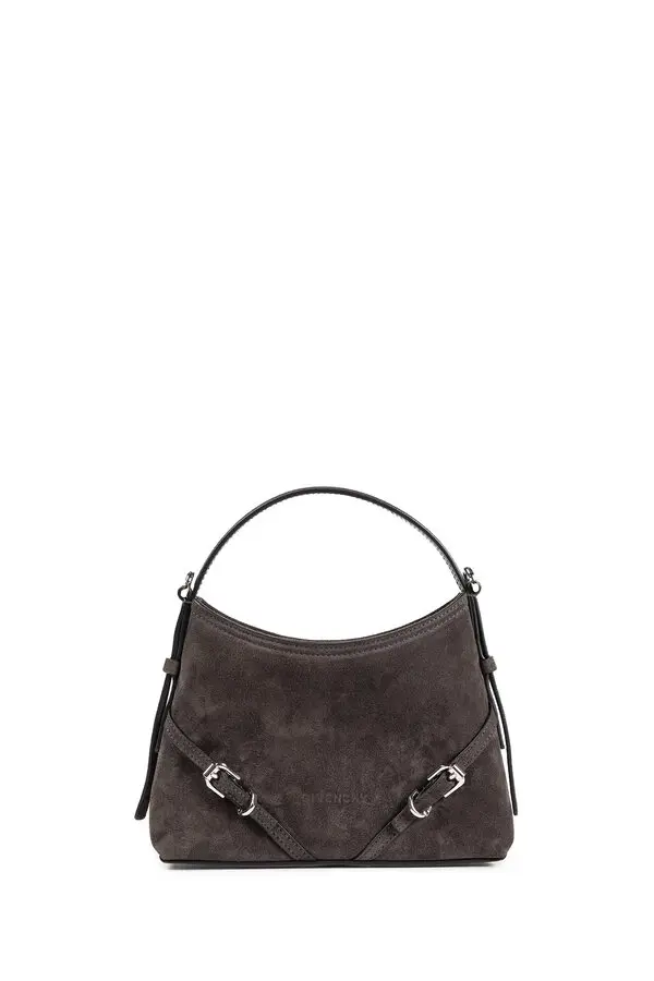 Givenchy Voyou Nano Bag In Suede - Grey