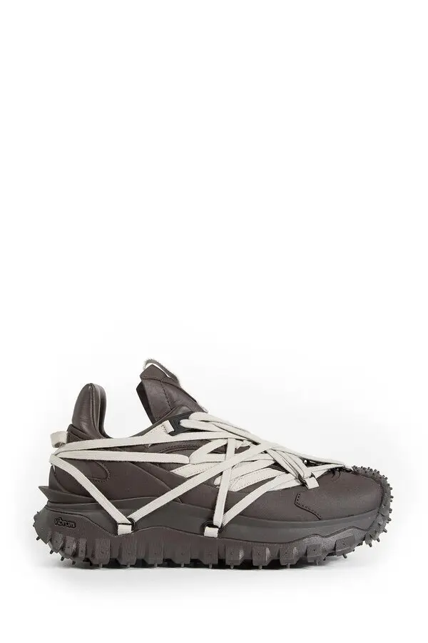Rick Owens X Moncler Megalace Sneakers - Black