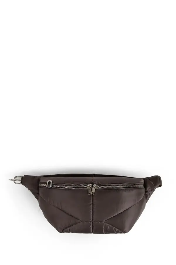 Rick Owens Moncler X Padded Geocamo Quilted Belt Bag - Grey