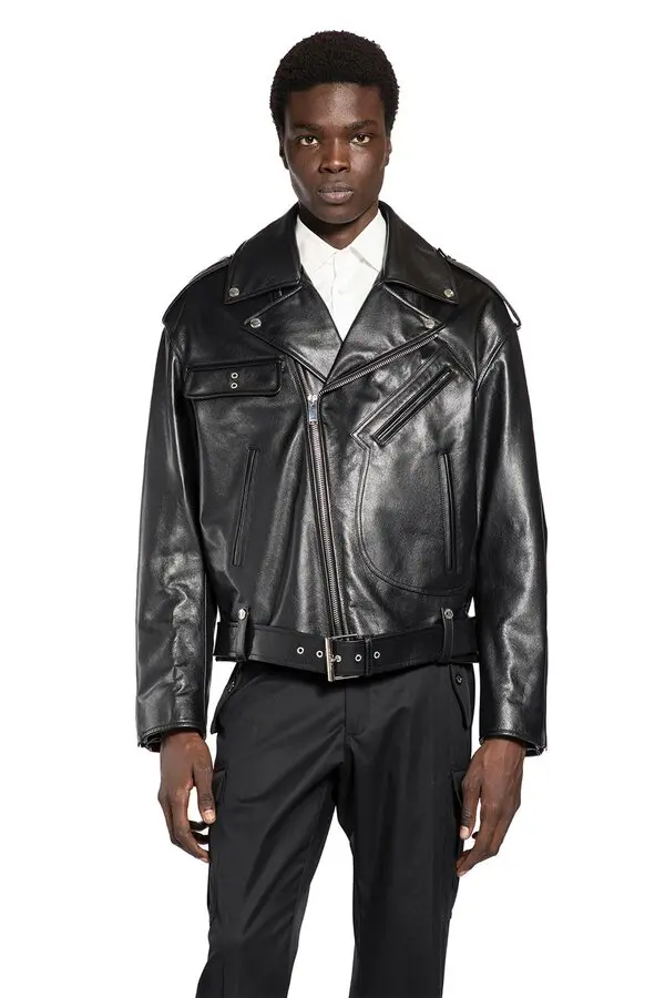Alexander McQueen Leather Biker Jacket