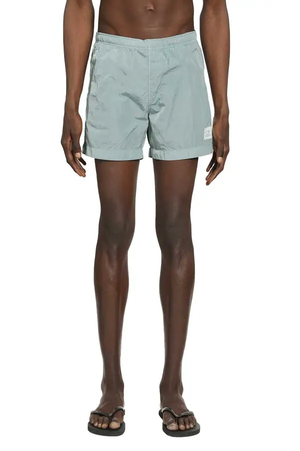 C.P. COMPANY Logo Patch Swim Shorts