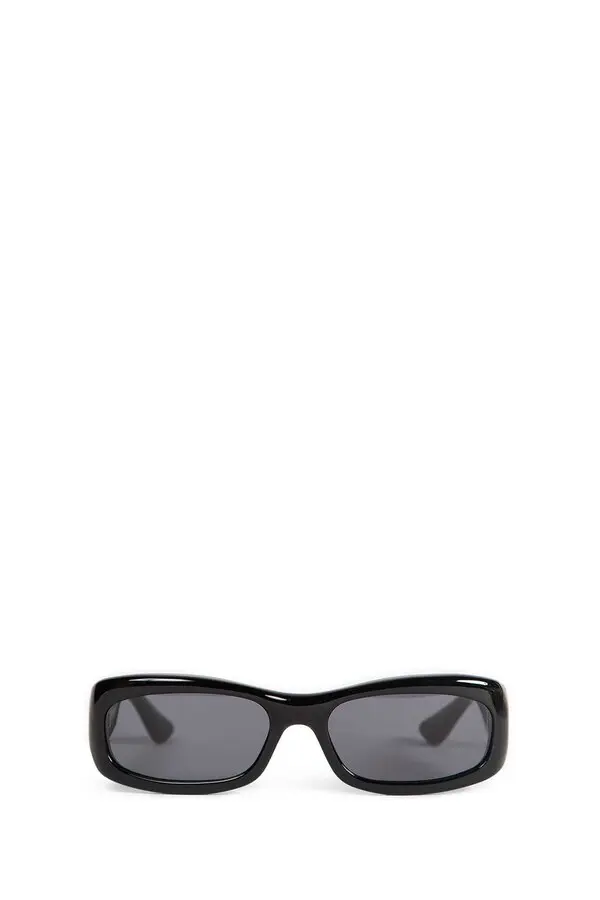 PORT TANGER Saudade Rectangular Acetate Sunglasses - Black