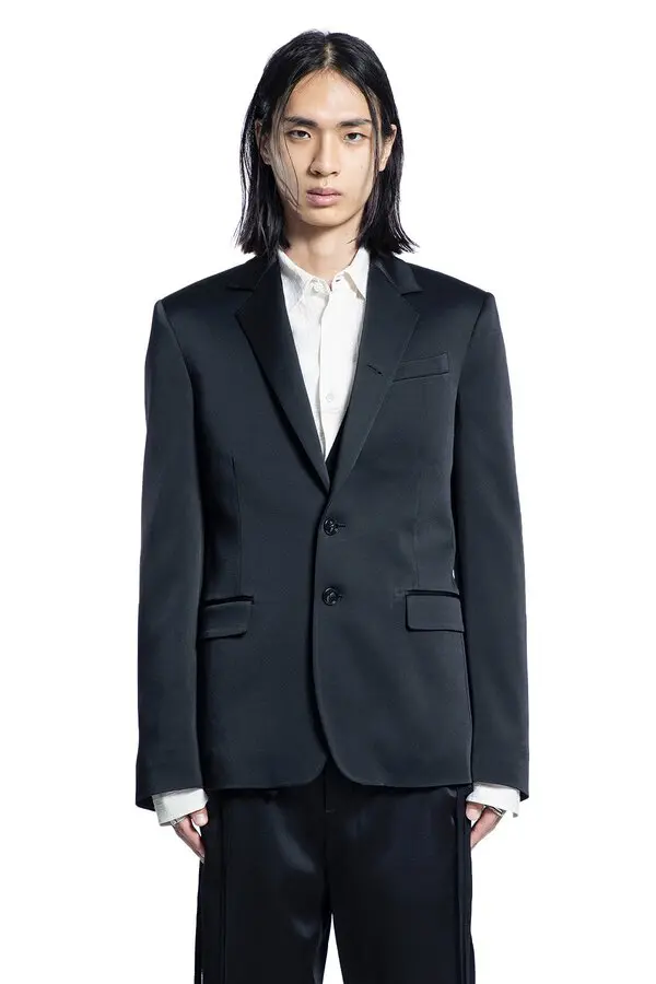 ANN DEMEULEMEESTER Vince Blazer In Cady Satin
