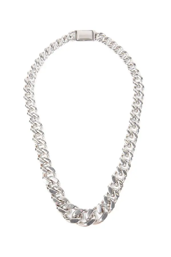 JIL SANDER Tone Link Necklace - Silver