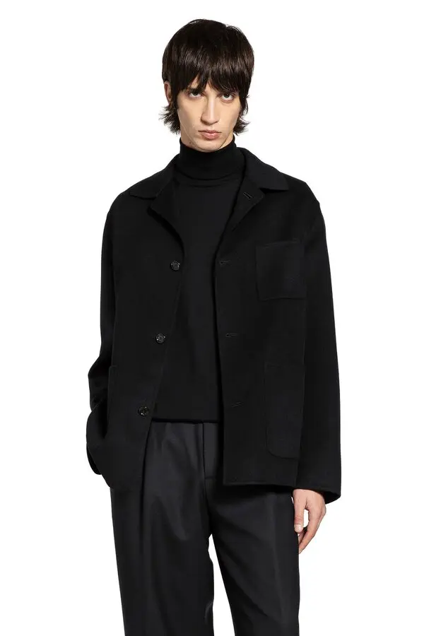 LARDINI Wool Overshirt Jacket