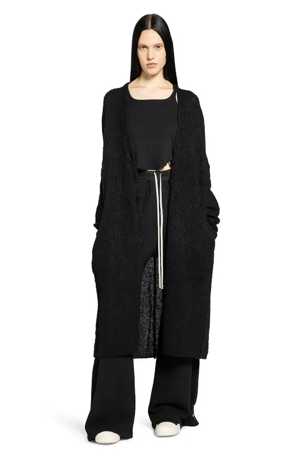 THOM KROM Hairy Alpaca Blend Knit Cardigan