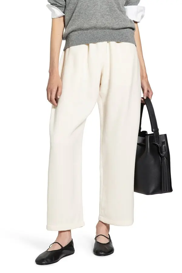Studio Nicholson Thalo Pants Wide Leg Trousers - White