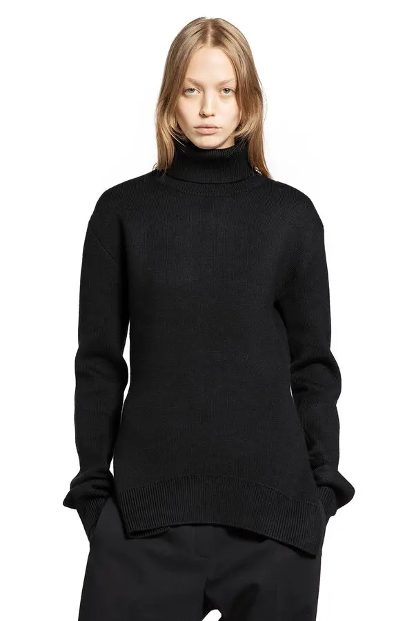 TOTEME Wool Double Knit Turtleneck Top