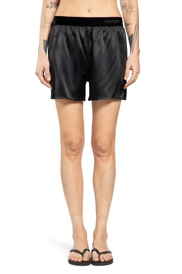 TOM FORD Stretch Silk Satin Pajama Shorts