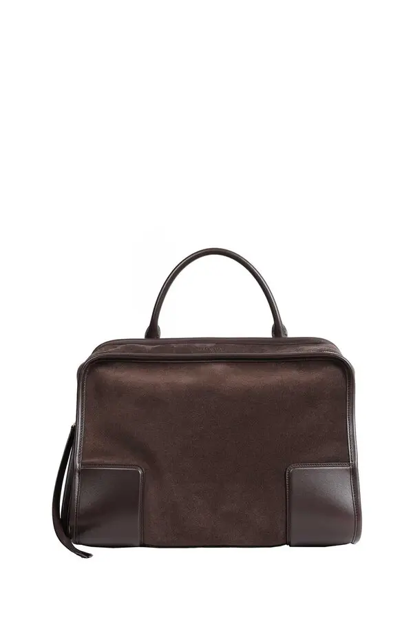 Loewe Large Amazona 180 Top Handle Bag - Brown