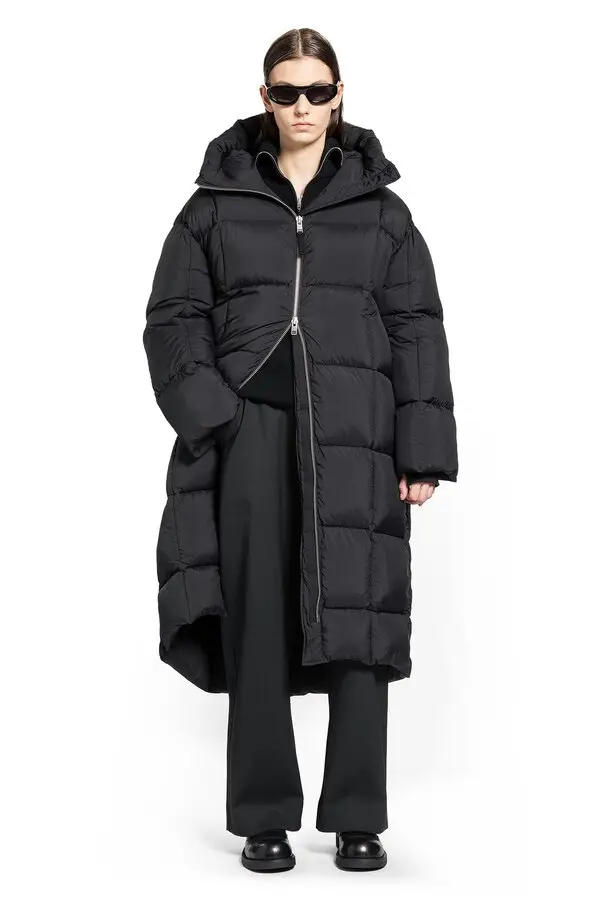 THOM KROM Hooded Nylon Down Coat