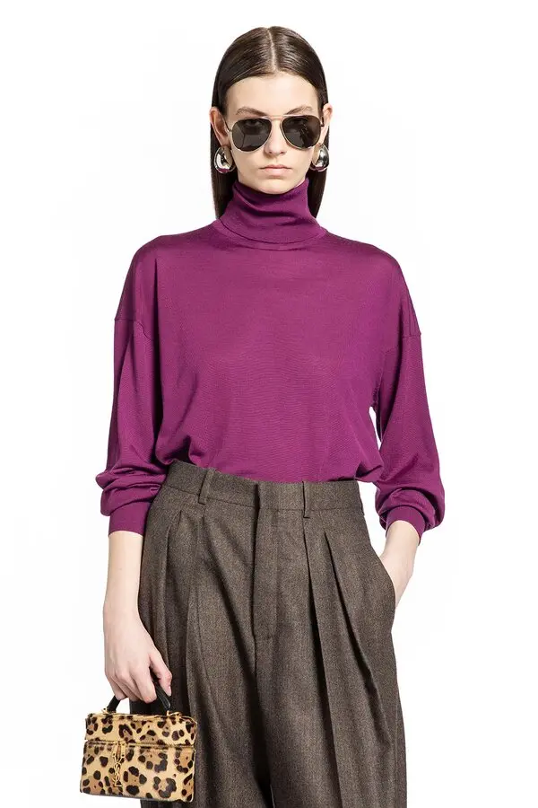 Saint Laurent Wool Turtleneck Sweater