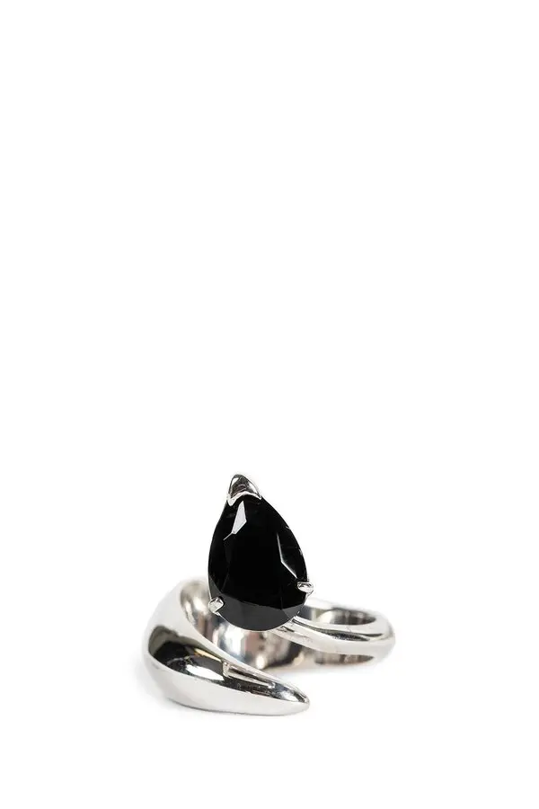 ALAN CROCETTI Alien Ring With Onyx - Silver