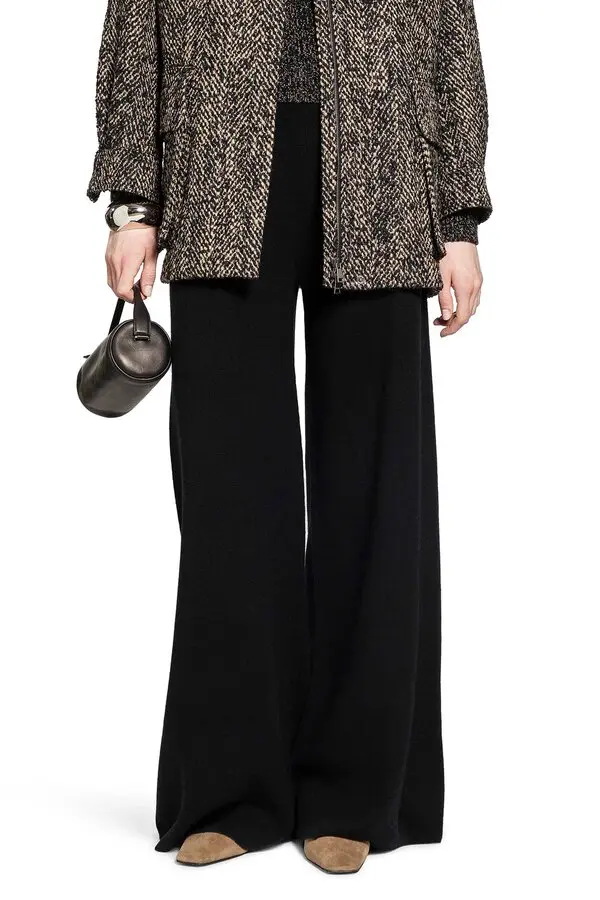 Max Mara Wool Cashmere Knit Trousers