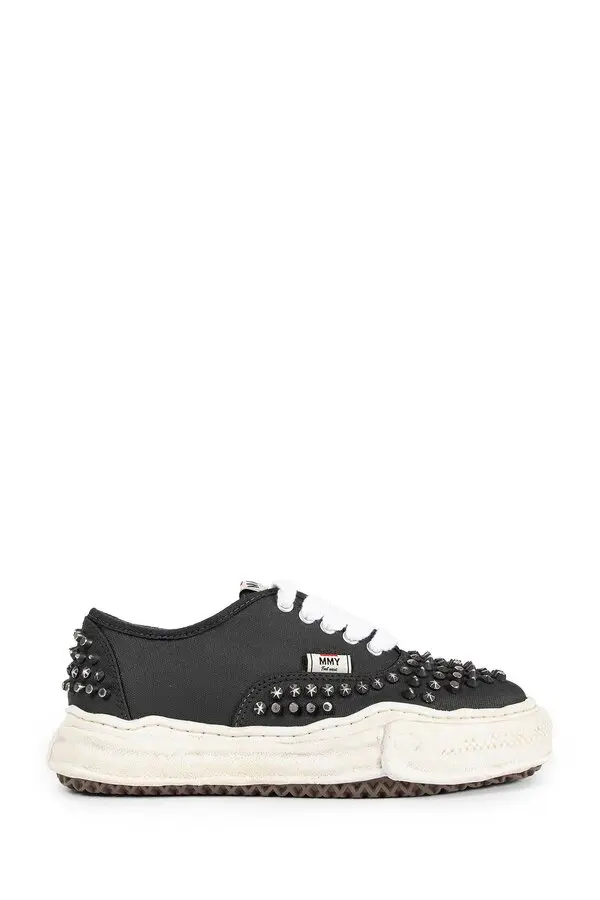 Mihara Yasuhiro Studded Canvas Low Top Sneakers