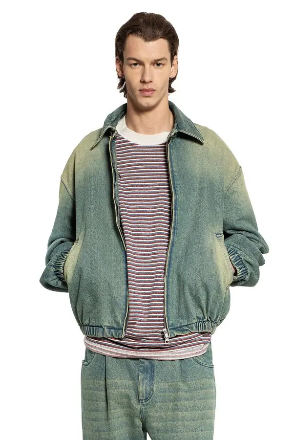 SONG FOR THE MUTE Padded Denim Jacket