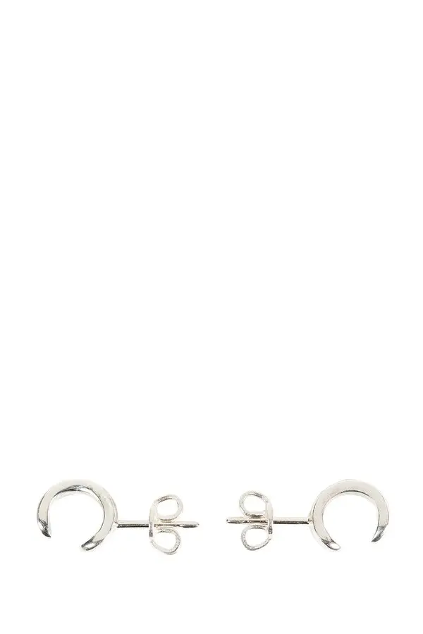 BIJULES Earpod Stud Earrings - Silver