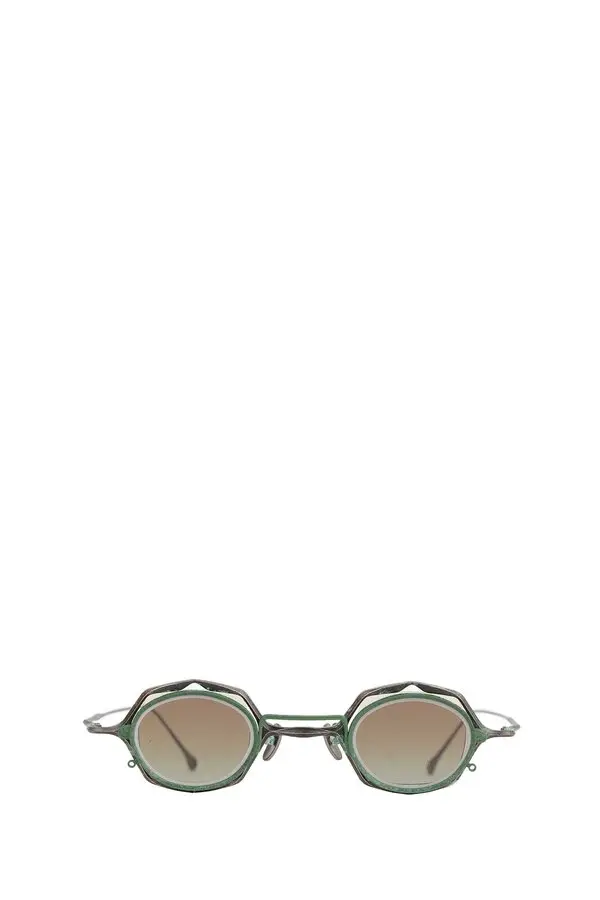 ZIGGY CHEN Geometric Clip Sunglasses - Silver