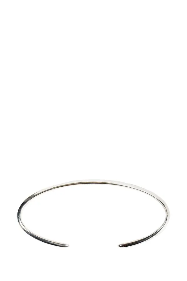 BIJULES Skinny Handlet Cuff Bracelet - Silver