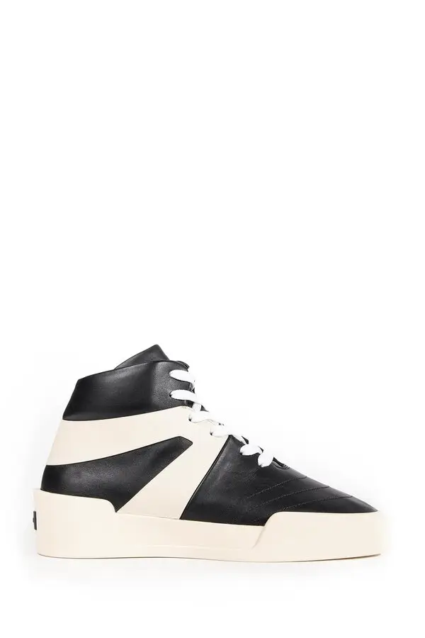 Fear Of God Leather High Top Sneakers - Black&white