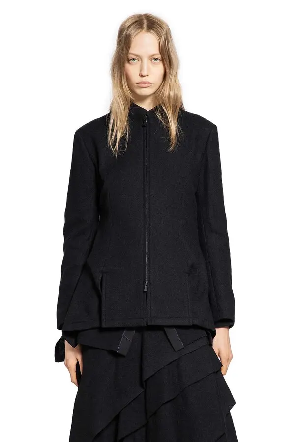 Yohji Yamamoto Wool Zip Up Jacket