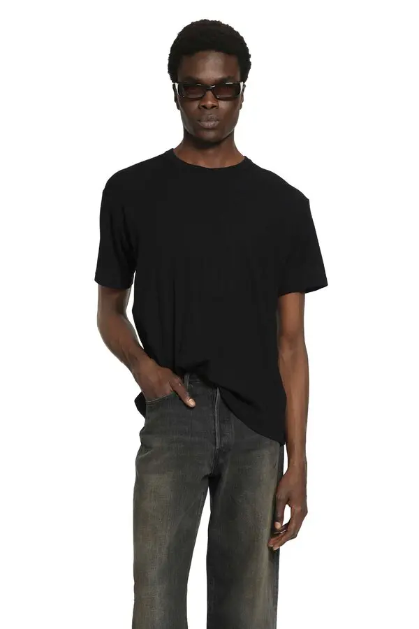 SSSTEIN Rib Wool Jersey T-shirt