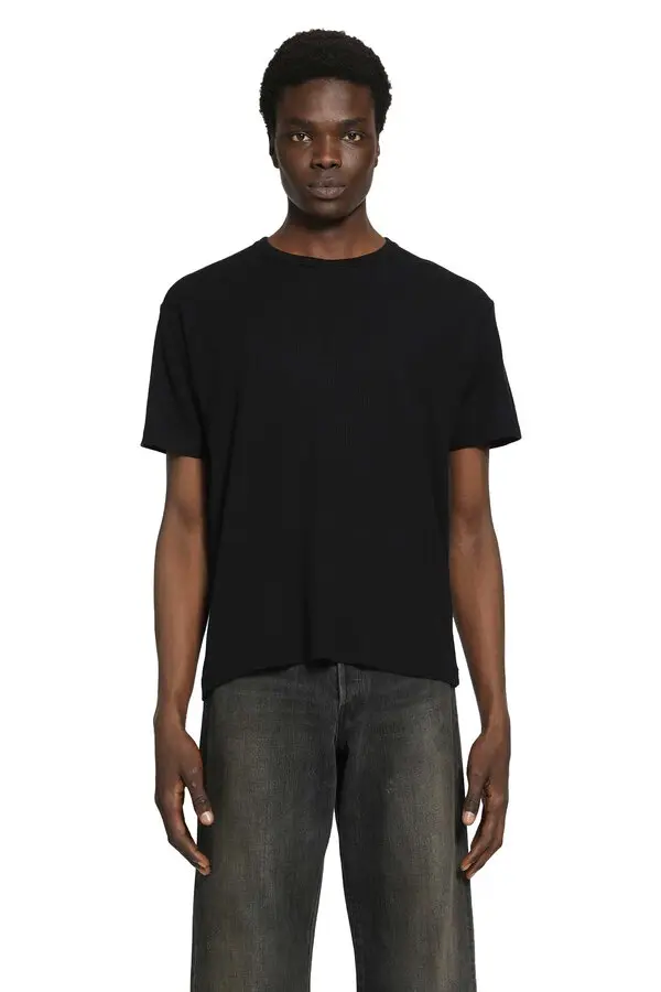 SSSTEIN Rib Wool Jersey T-shirt