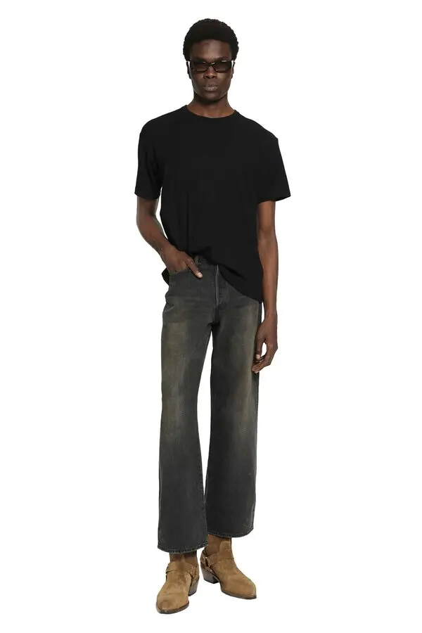 SSSTEIN Rib Wool Jersey T-shirt