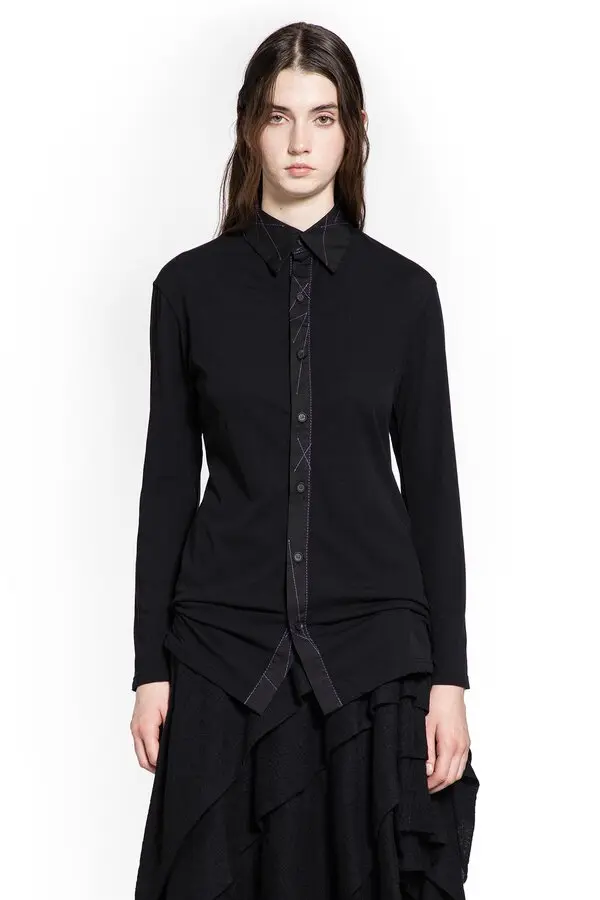 Yohji Yamamoto Graphic Stitch Blouse