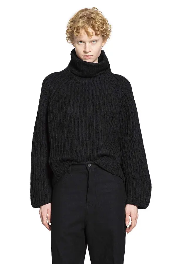 FORME D'EXPRESSION Chunky Raglan Pullover In Wool-cashmere Blend
