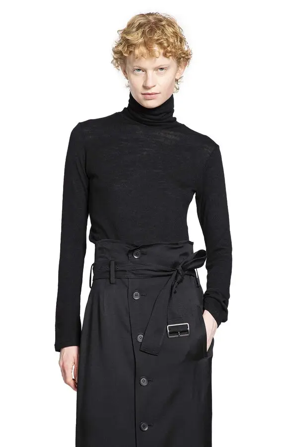 Yohji Yamamoto Highneck Long Sleeve T-shirt