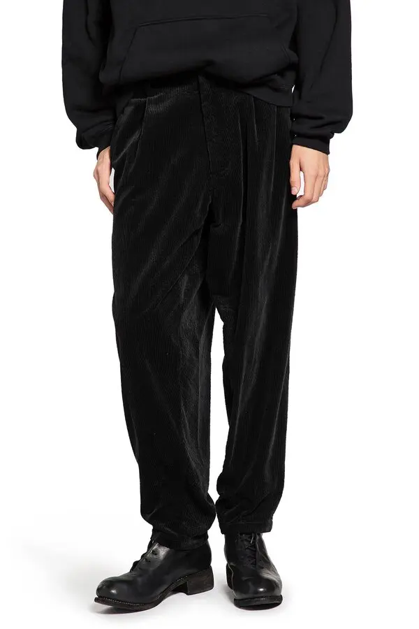 Y3 Corduroy Tapered Leg Pants