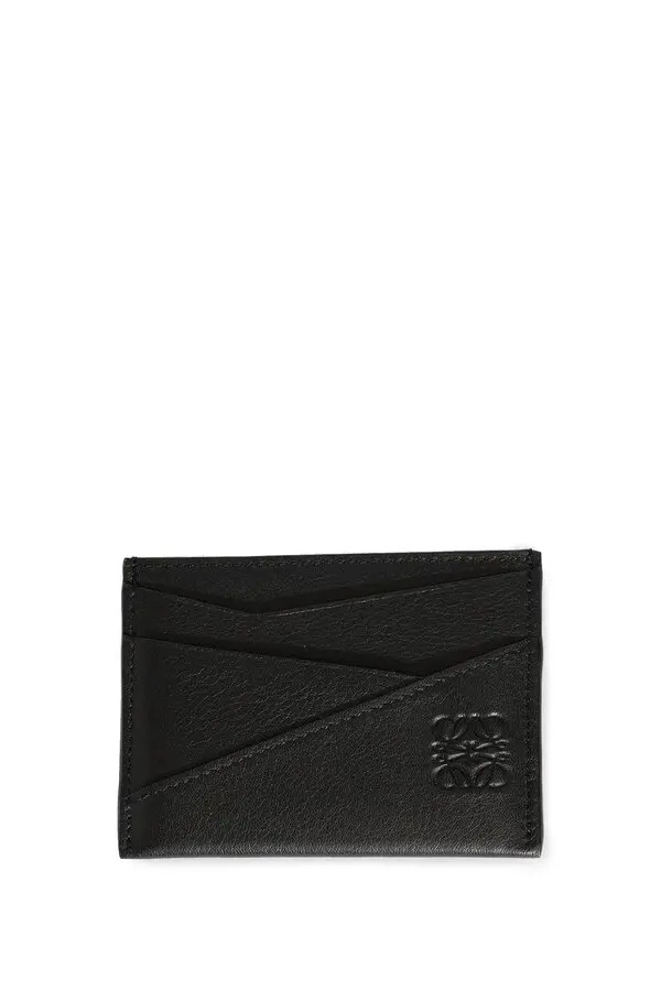 Loewe Puzzle Edge Plain Cardholder - Black